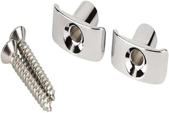 Ultra String Guides (2) Electric Guitar Hardware, Chrome | Reverb
