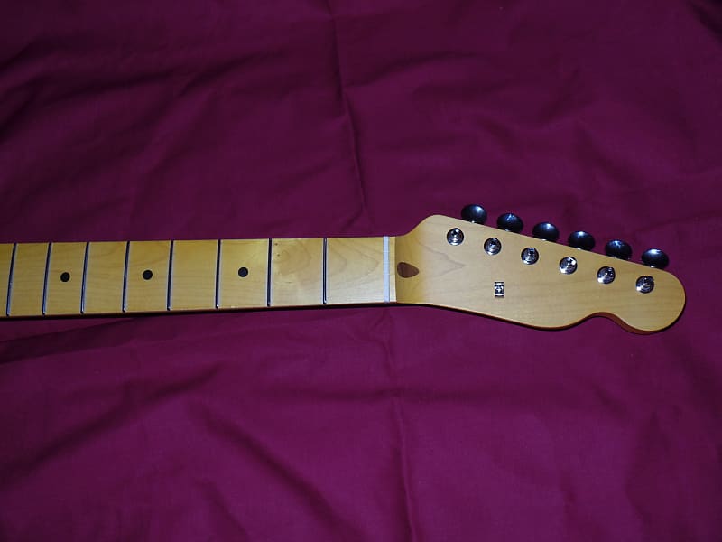 60s 21 Medium Fret hand finished C shaped Telecaster Allparts | Reverb