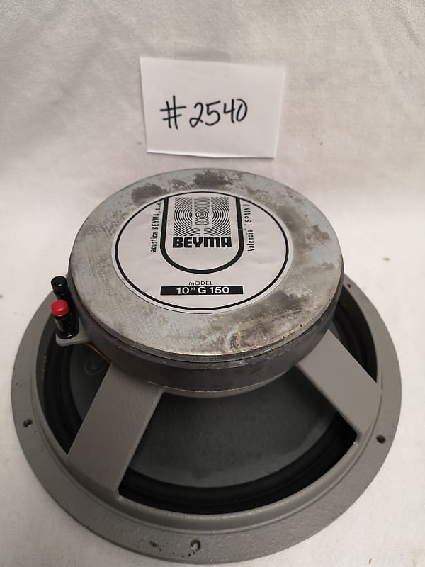 Beyma 10G150 10" Mid-Range Speaker #2540 Good Used Working | Reverb