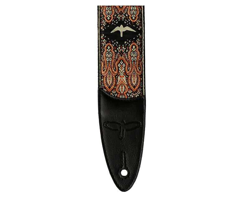 Open Box PRS 2" Guitar Strap w/Custom Jacquard Birds Fleur - | Reverb