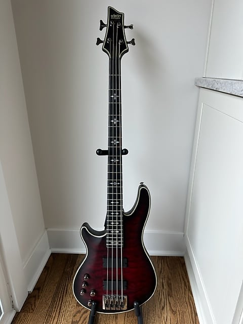 Schecter Hellraiser Extreme-4 Active 4-String Left Hand Bass | Reverb