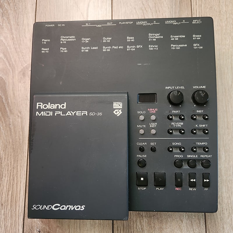 Roland SD 35 Sound Canvas MIDI Player | Reverb