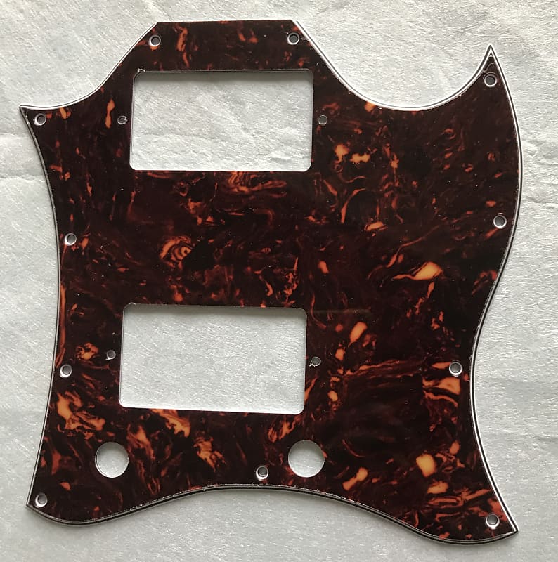 Custom New 4 Ply Brown Tortoise Scratch Plate Pickguard | Reverb UK