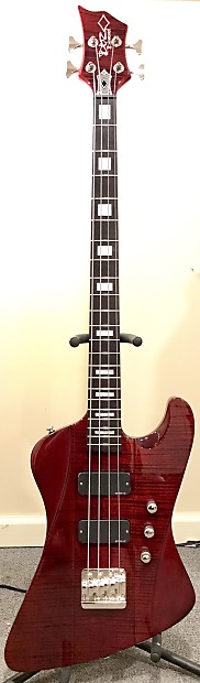 DBZ Diamond Hailfire SM Bass Transparent Red | Reverb