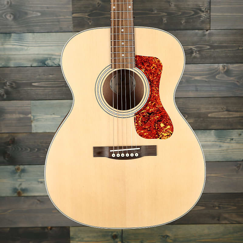 Guild OM-240E Orchestra Model Acoustic - Natural Satin | Reverb