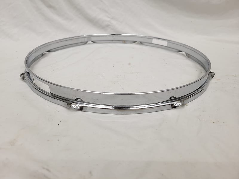 Vintage Unknown Brand 14" 8-Hole Double-Flange Snare Side | Reverb