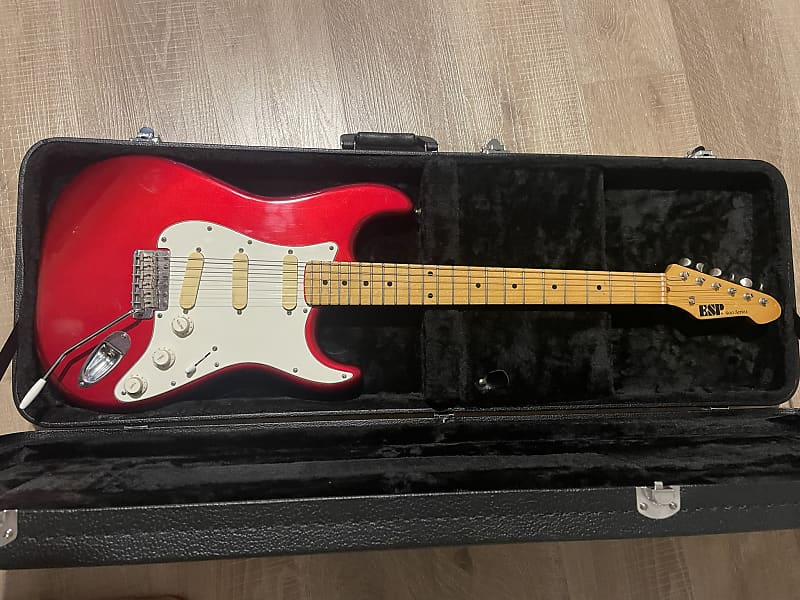 1984 ESP 400 Series Stratocaster Gilmour Red Vintage 1984 SA | Reverb
