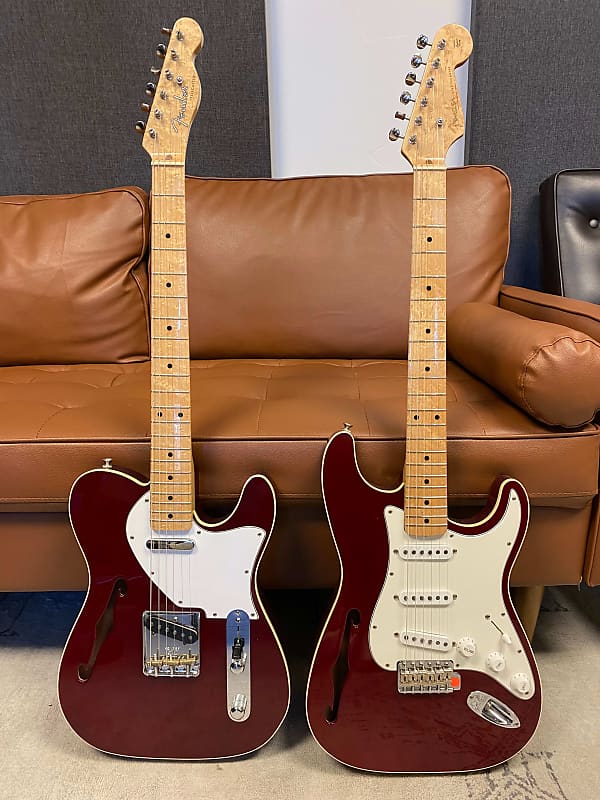 Fender Custom Shop Matching Set Thinline Strat and Tele | Reverb