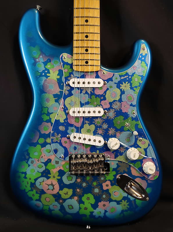 Fender Vintage "Blue Flower" Stratocaster, Maple FB, Japan, | Reverb