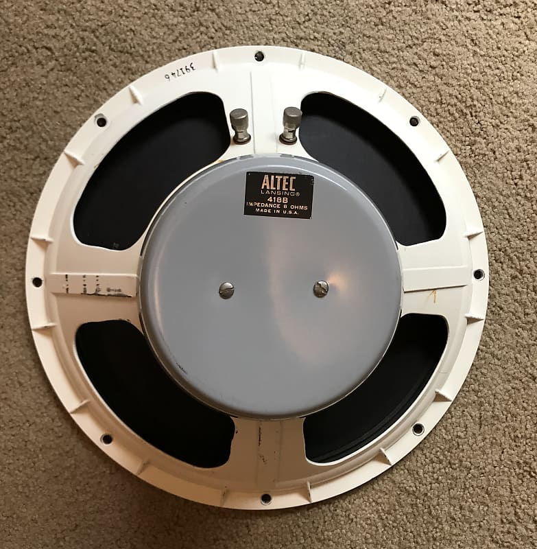 Altec 418 B ALNICO - 1967 - 15" Pre JBL • Original cone in | Reverb