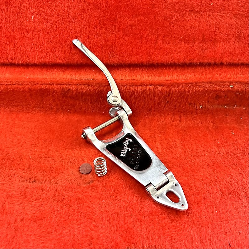 Bigsby B6 Vibrato guitar tailpiece Chrome original vintage | Reverb