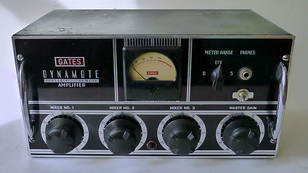 1957 Gates Dynamote Tube Three Channel Microphone Preamp | Reverb UK