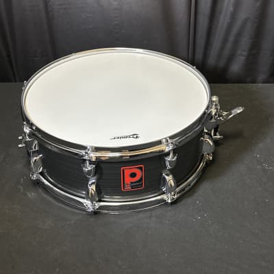 Premier Black Silver Snare Drum | Reverb