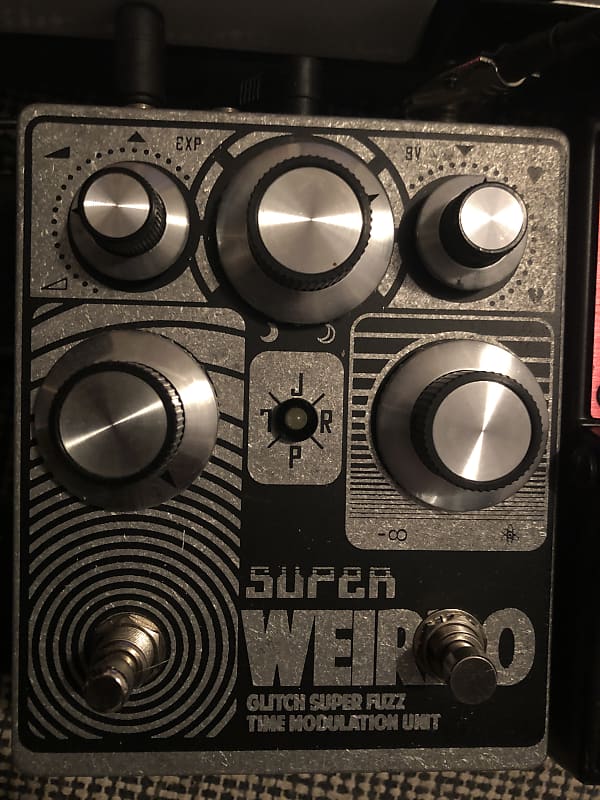 JPTR FX Super Weirdo - Fuzz Modulator Pedal - Gray / Black | Reverb