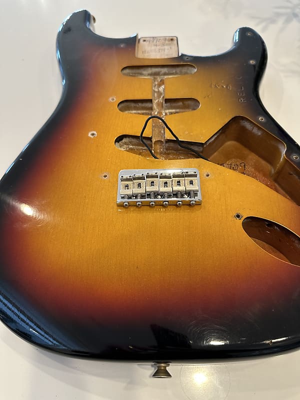 Fender Custom Shop Hardtail Stratocaster Body 3TSB | Reverb