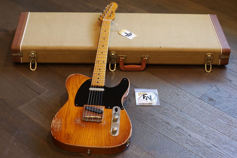 2017 TMG Gatton Natural Tele Heavy Relic Owned by Sharkey | Reverb