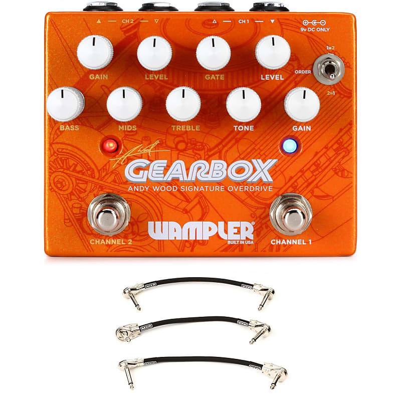 Wampler Gearbox Andy Wood Signature Overdrive Pedal with 3 | Reverb