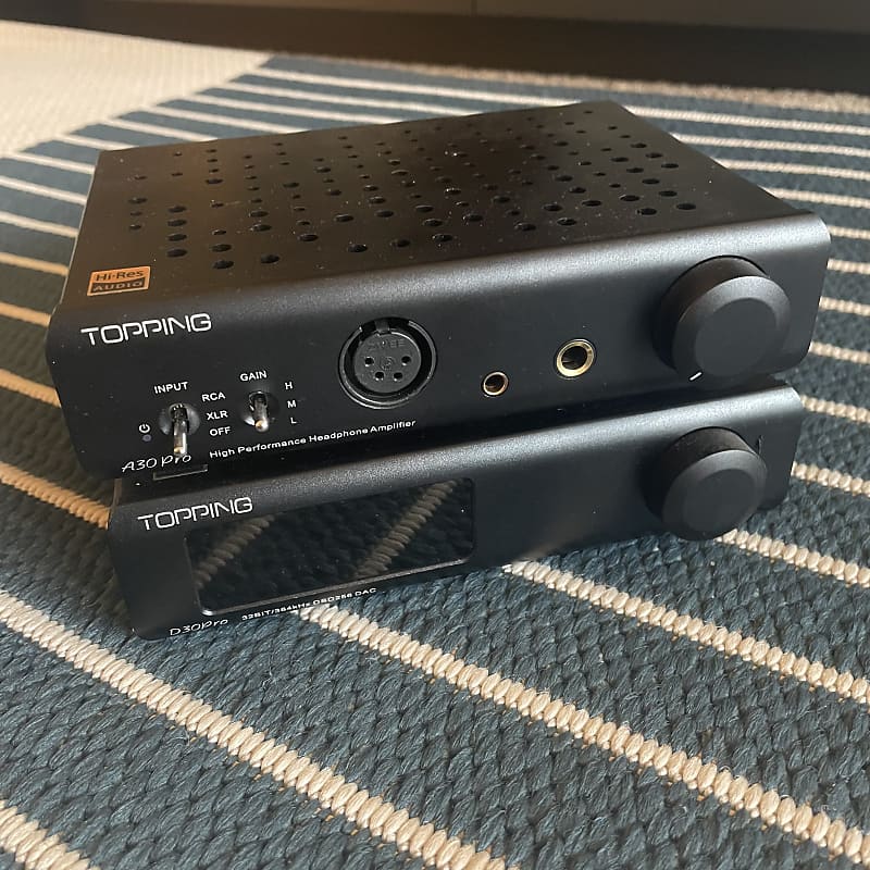 Topping A30 Pro/D30 Pro DAC/Amp combo - 2019 - Black | Reverb
