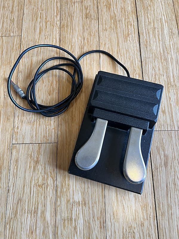 Dual keyboard, controller foot pedal - Black | Reverb