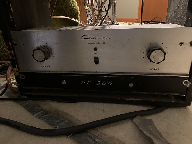 Crown 300 series amplifier 1970s Silver | Reverb
