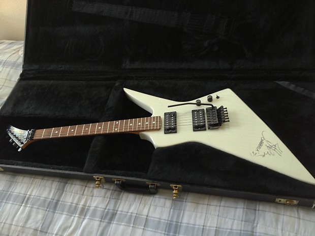 Kramer Condor 1987 (White) [JEFF LABAR SIGNATURE] | Reverb
