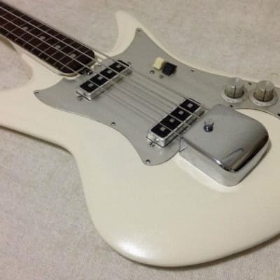 Vintage 1960’s Teisco EB-220 / KB2 “Sharkfin” Short Scale | Reverb