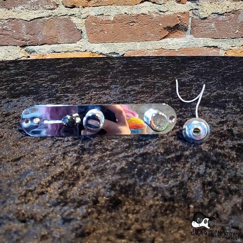 Squier Bullet Telecaster Loaded Control Plate (2022 - Silver) | Reverb