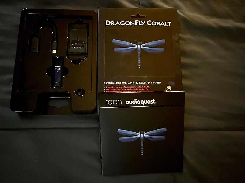 Audioquest Dragonfly Cobalt DAC Headphone Amp/Preamp (2023 ) | Reverb