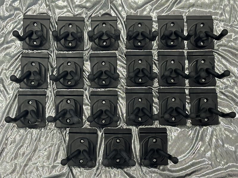 (21) Black Retail Guitar Store Adjustable Slat Wall Single | Reverb