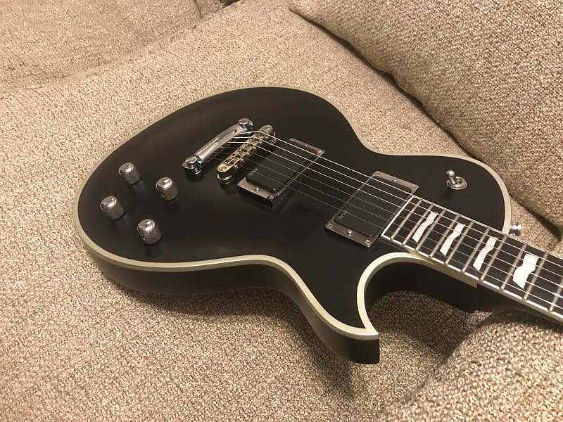 ESP eclipse Paul Landers (Rammstein) - Matte Black / Silver | Reverb