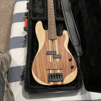 Custom 5 String Fender P-Bass Walnut and Mable BODY ONLY 2021 | Reverb