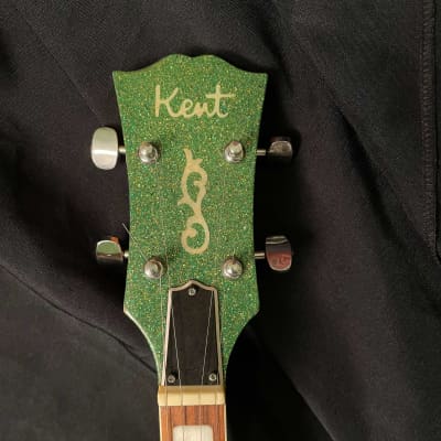 Kent 5-string banjo 1970's - Green Sparkle | Reverb