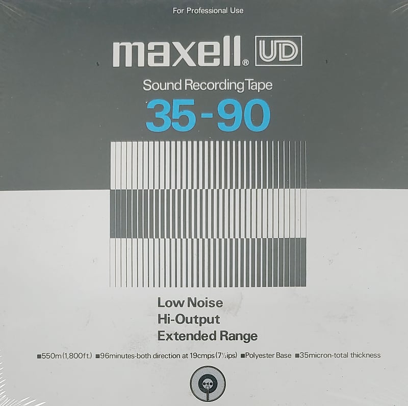 New Old Stock SEALED Maxell UD Sound Recording Tape 35-90 | Reverb