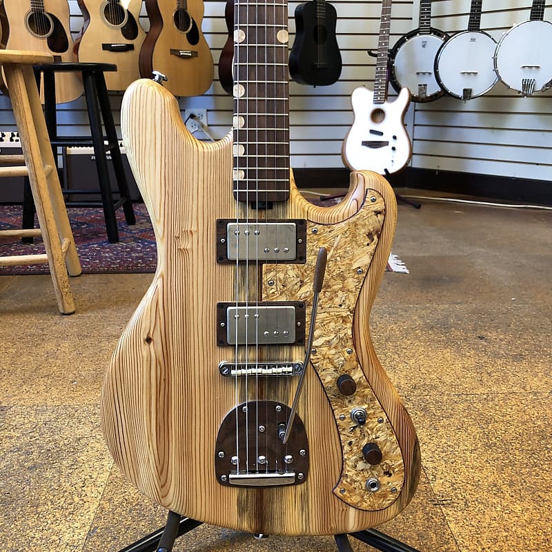 Strack Woodworking Offset Salvage Solid Body Pine 2022 Floor | Reverb