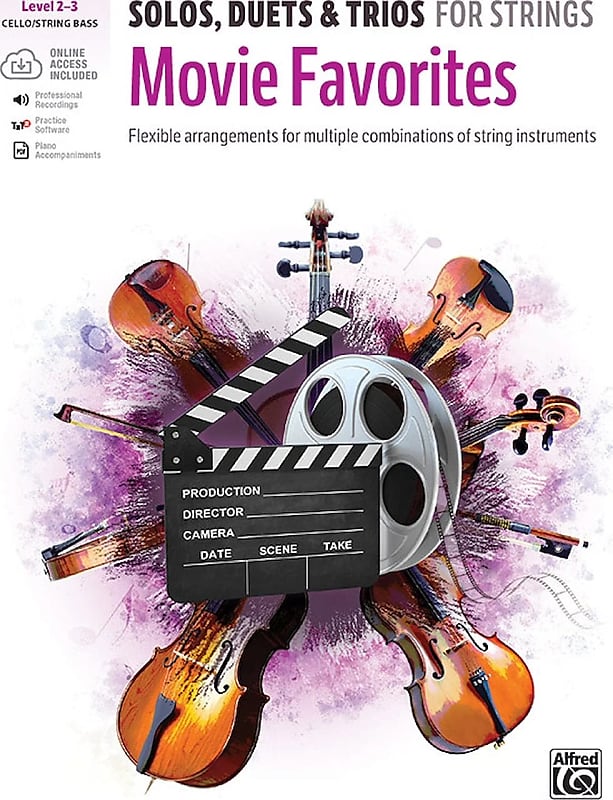 Solos, Duets & Trios for Strings: Movie FavoritesFlexible | Reverb
