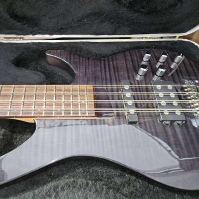 Rogue LX408 8 String Bass 2000s - Translucent black | Reverb
