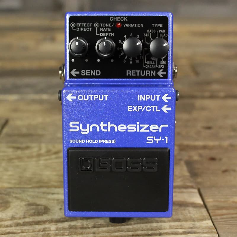 Boss SY-1 Synthesizer Guitar Effects Stompbox Pedal 2021 Blue | Reverb