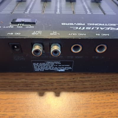 Realistic Electronic Reverb 1980s - with Manual | Reverb