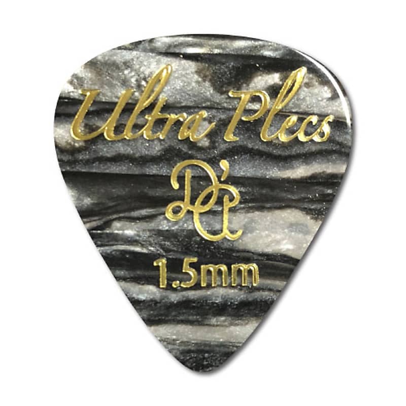 D'Andrea Ultra Plecs 351 shape Black Oyster 1.5 mm Guitar | Reverb
