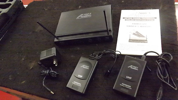 Audio 2000's AWM6032U 2000's Black Dual Channel UHF | Reverb Australia