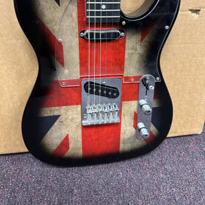 Leo Jaymz British Flag Union Jack Tele | Reverb