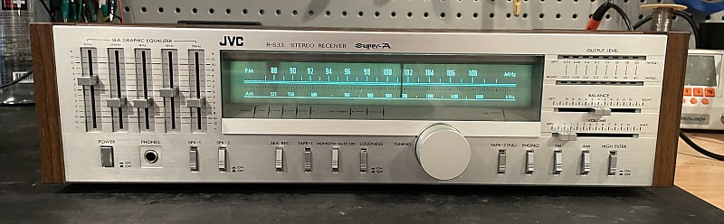 JVC R-S33 Super A 40Watt Per Channel Stereo Receiver | Reverb