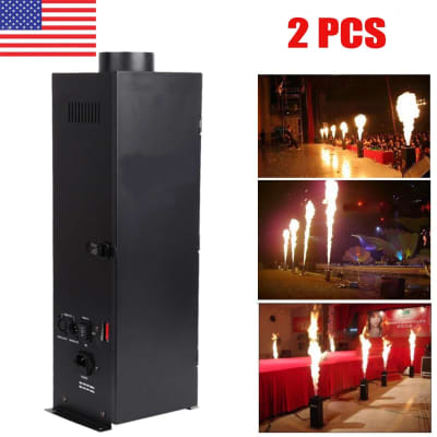 2PCS - 200W DMX Flame Thrower Effect Fire Spray Stage Party | Reverb
