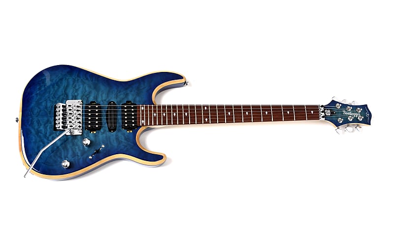 BootLegger Guitar Royal 2024 - Blue - Floyd Rose Double | Reverb UK
