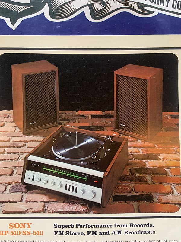 Sony HP-510/SS-510 1971 dealer sheet | Reverb