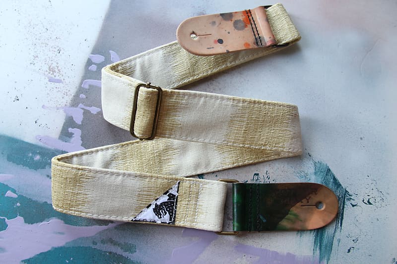 "Gold Soundz" Guitar Strap | Reverb