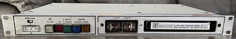 Dolby 361 Type-A Noise Reduction Unit with Cat 22 Card | Reverb