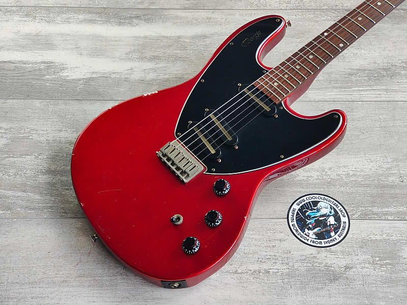 1982 Greco Japan BG-800 Boogie Offset (Candy Apple | Reverb Australia