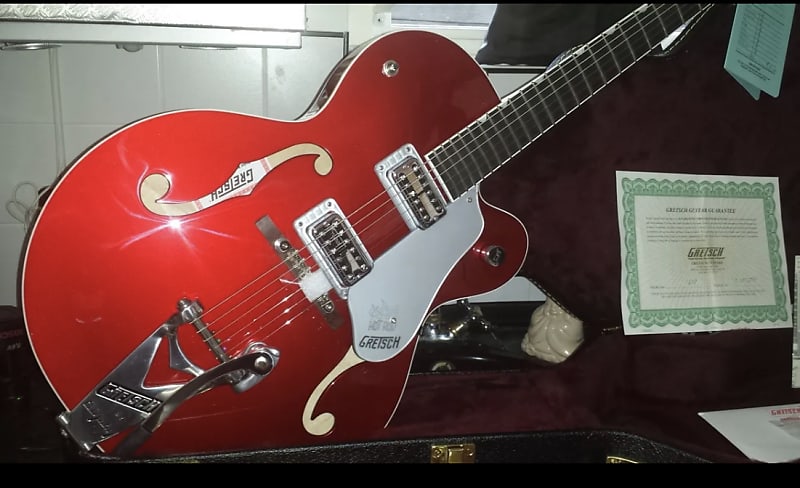 Gretsch Brian Setzer signature hot rod 2014 - Red | Reverb UK