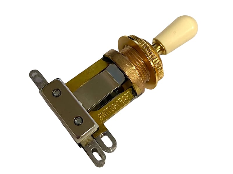 WDE7SWSG-1 Shorty Switchcraft Gold 3 Position Toggle Switch | Reverb